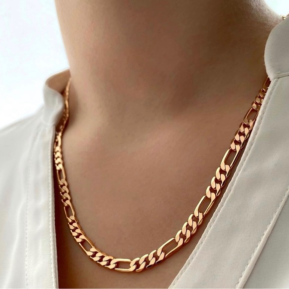 SugarCatJewelry | Jewelry | Thick Chain Gurmet Necklace 8k Gold Filled ...
